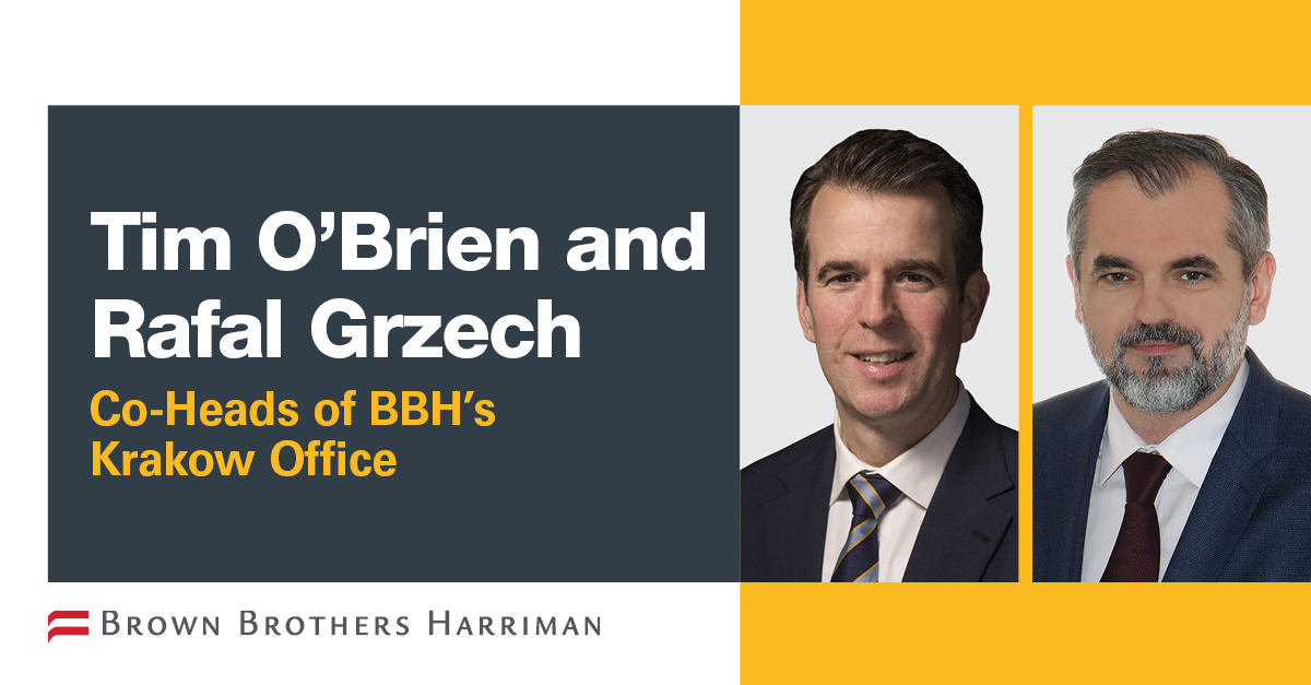 BBH Announces Tim O’Brien and Rafal Grzech as Co-Heads of BBH’s Krakow Office